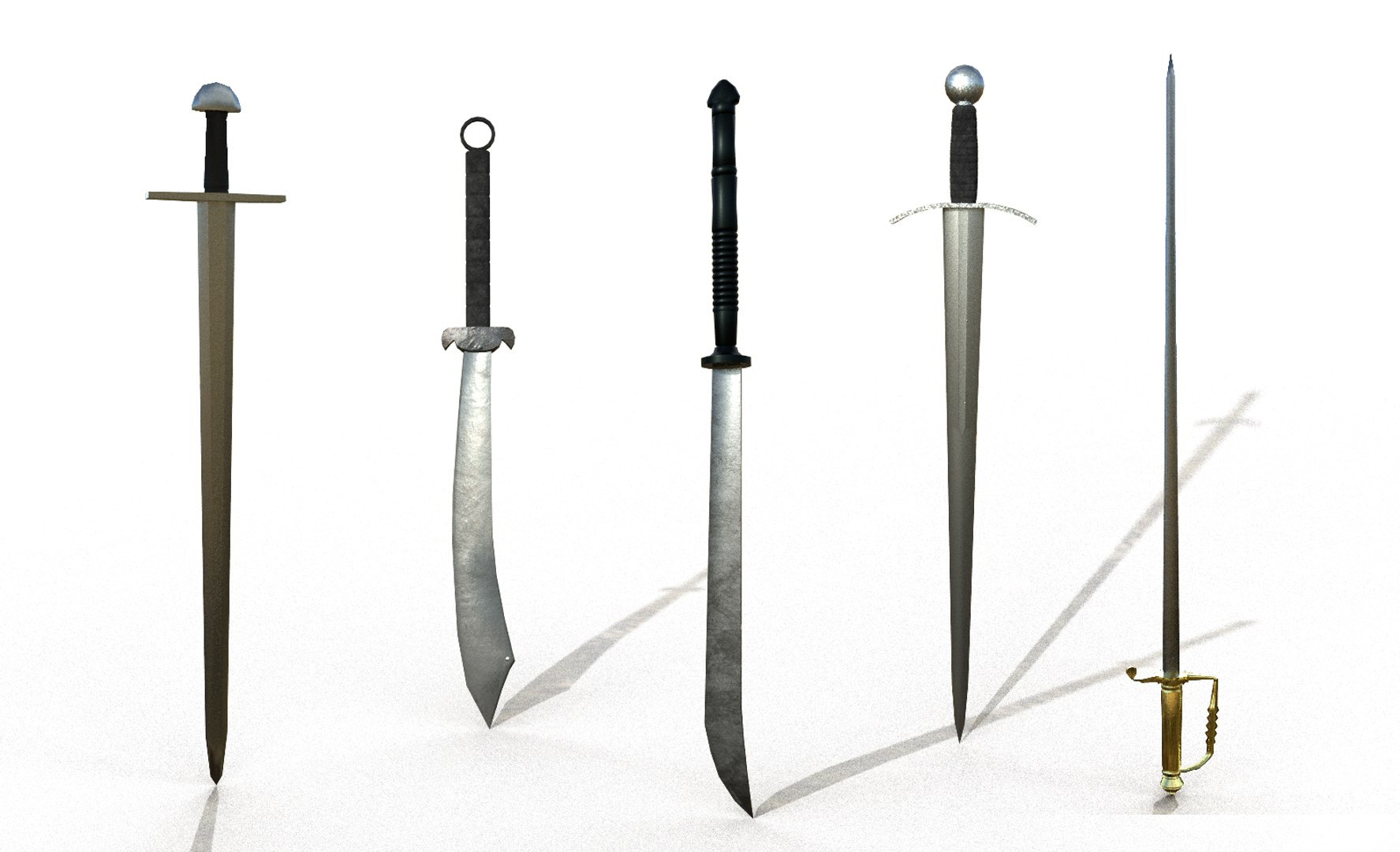 3D simple swords model - TurboSquid 1243916