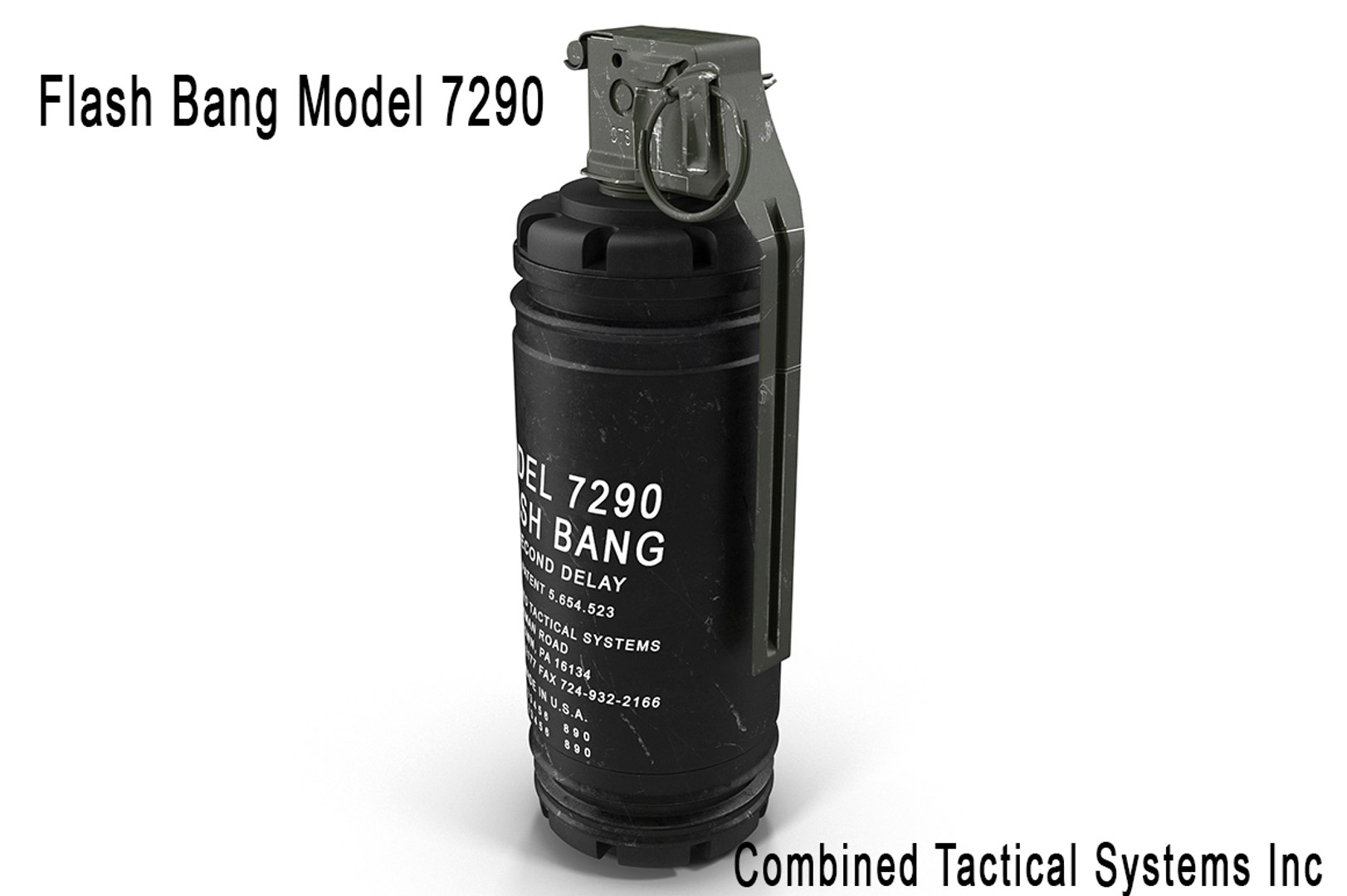 Flash Bang 729 3d Max