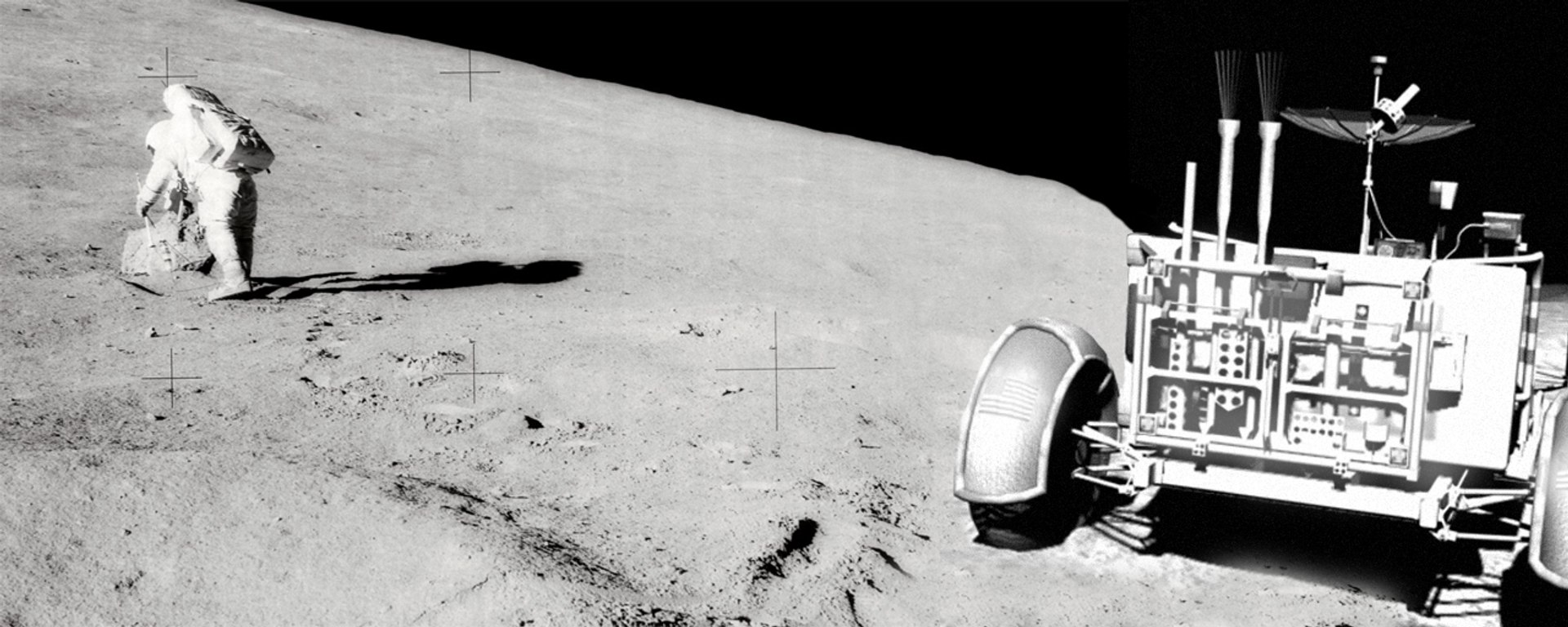 nasa apollo lunar lrv 3d model