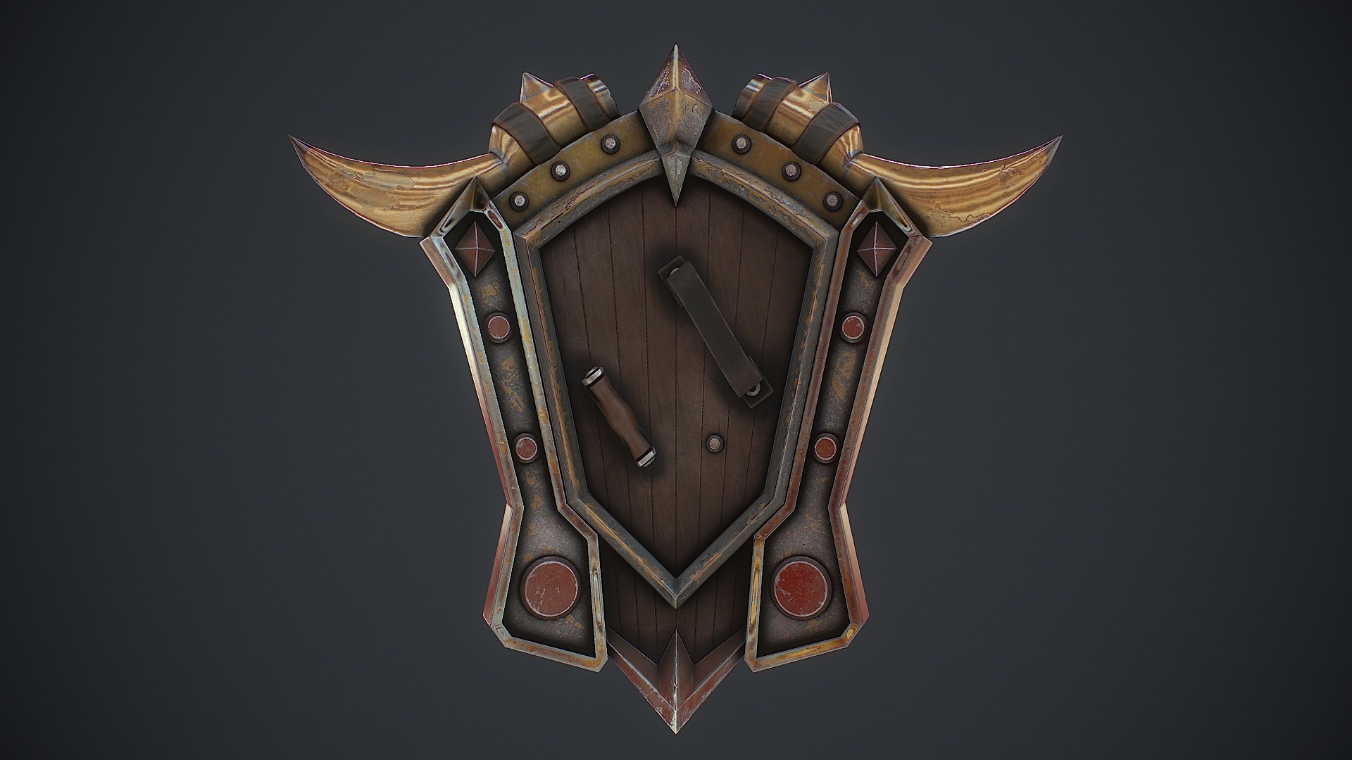 3D Fantasy Shield 5 Model - TurboSquid 2117651