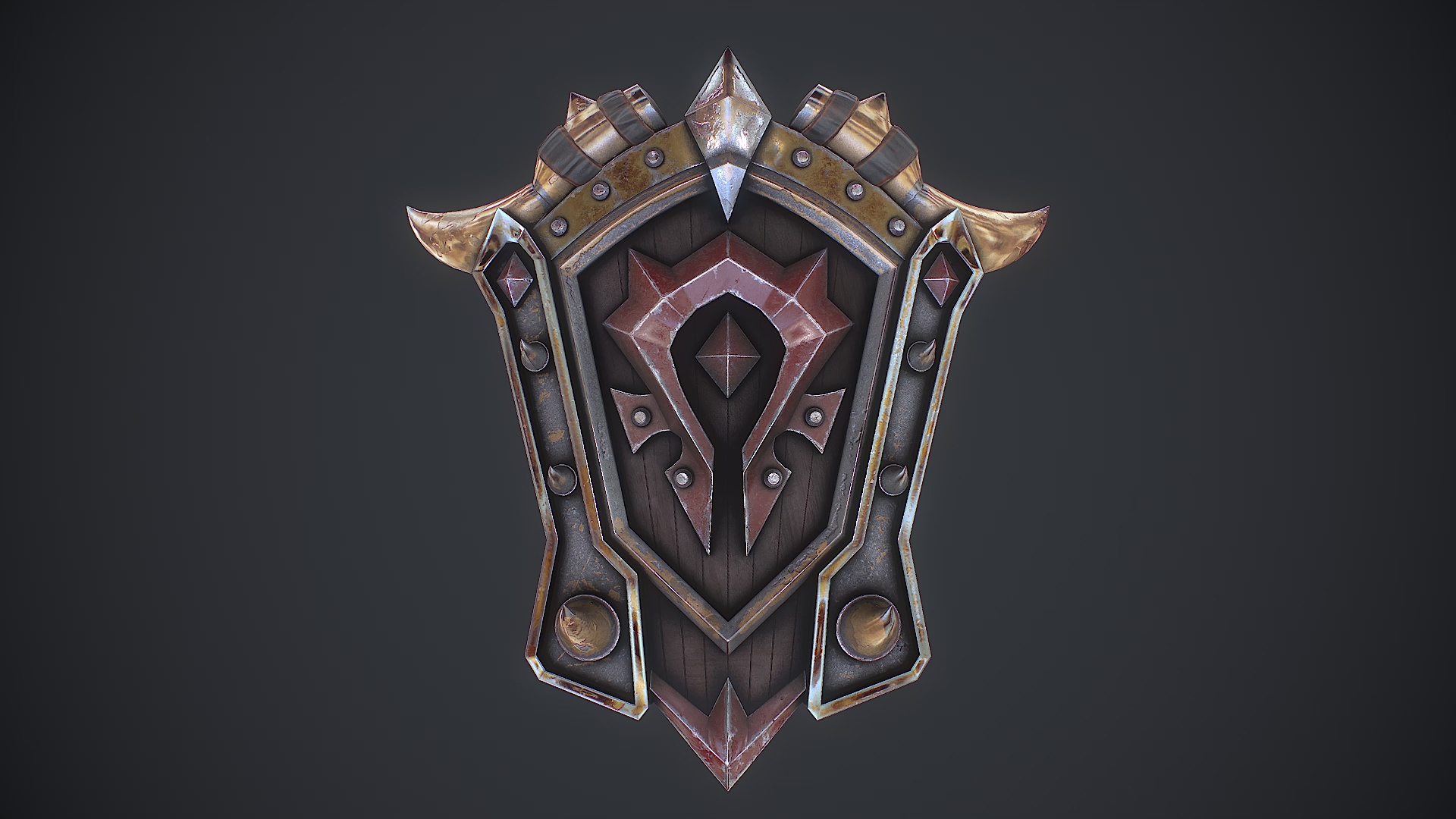 3D Fantasy Shield 5 Model - TurboSquid 2117651