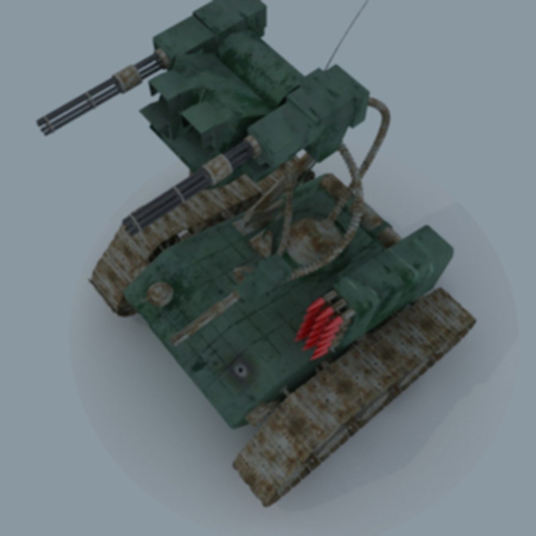 3d tank model