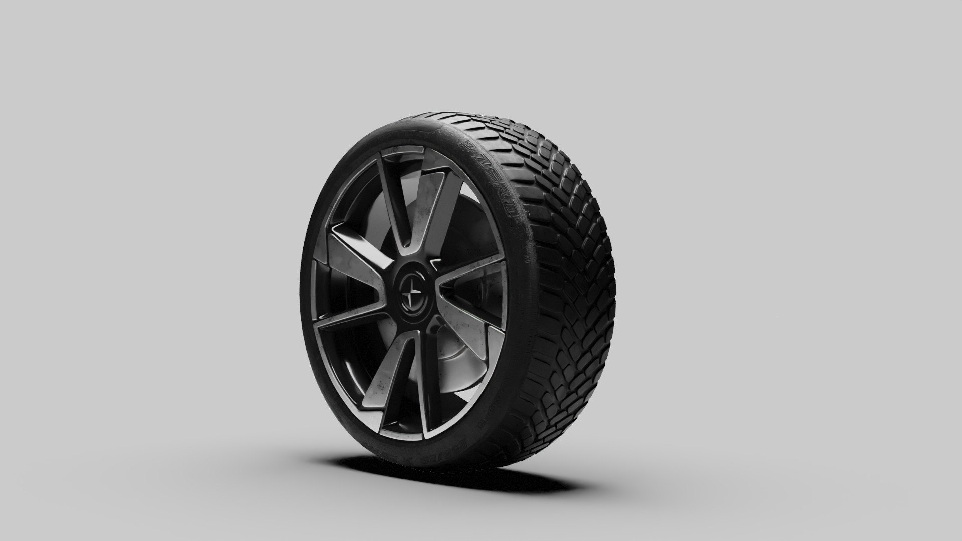Car Polestar Wheel With Rim 3D Model - TurboSquid 2146046
