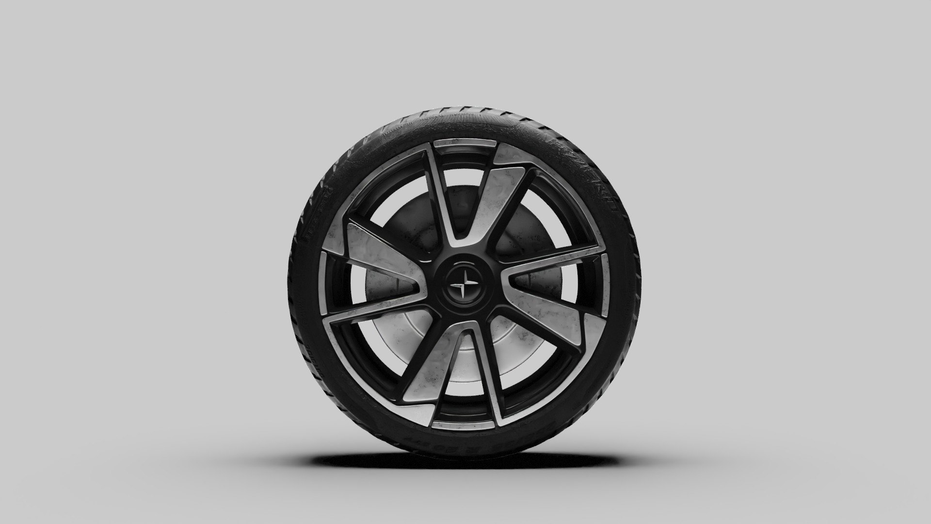 Car Polestar Wheel With Rim 3D Model - TurboSquid 2146046