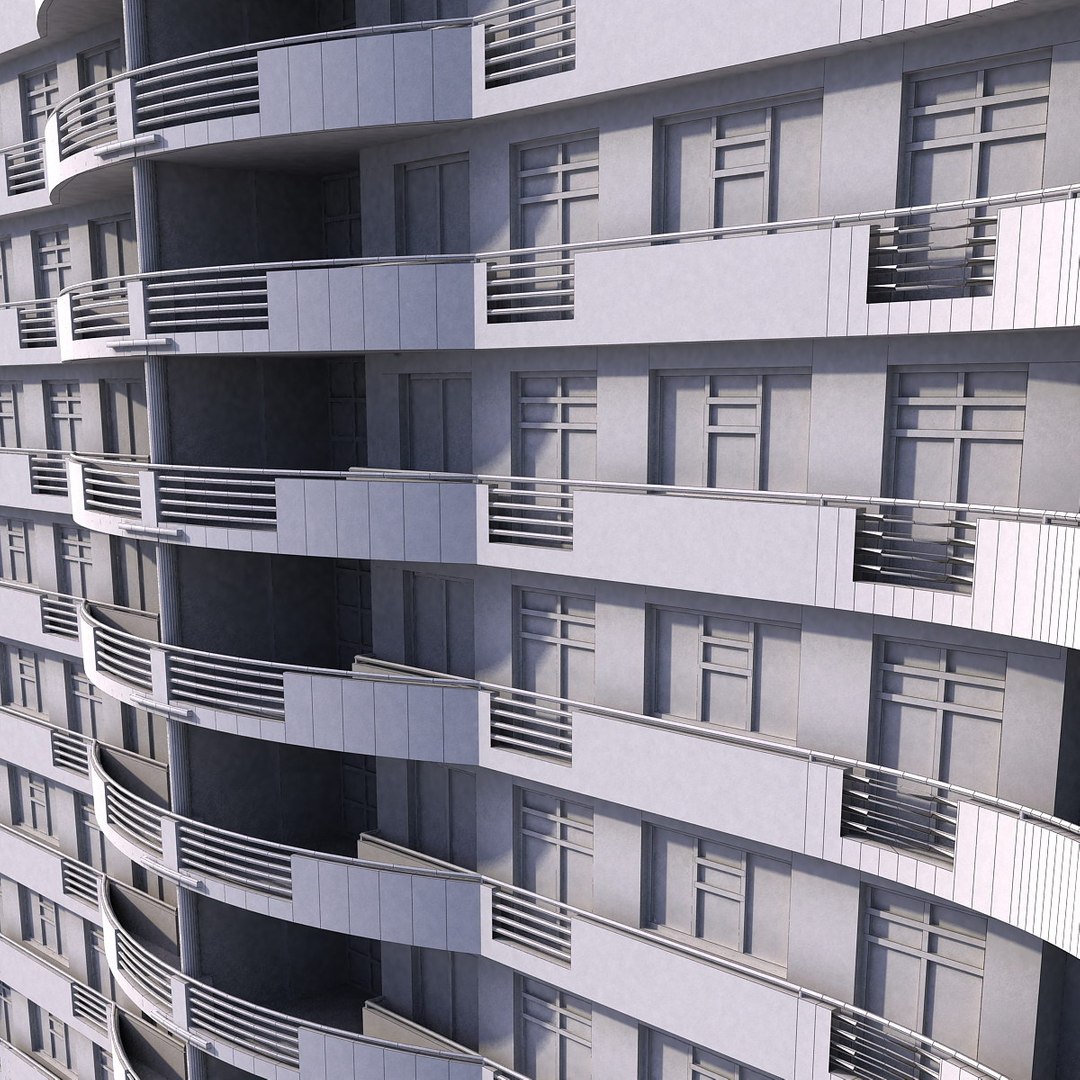 Residential Building 3d Max