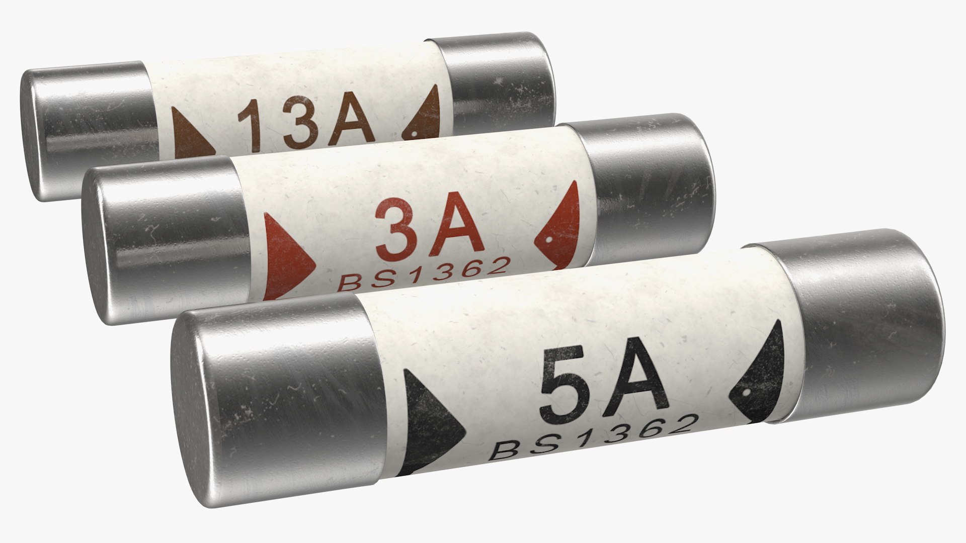 3D Bs1362 Ceramic Fuse - TurboSquid 1451506