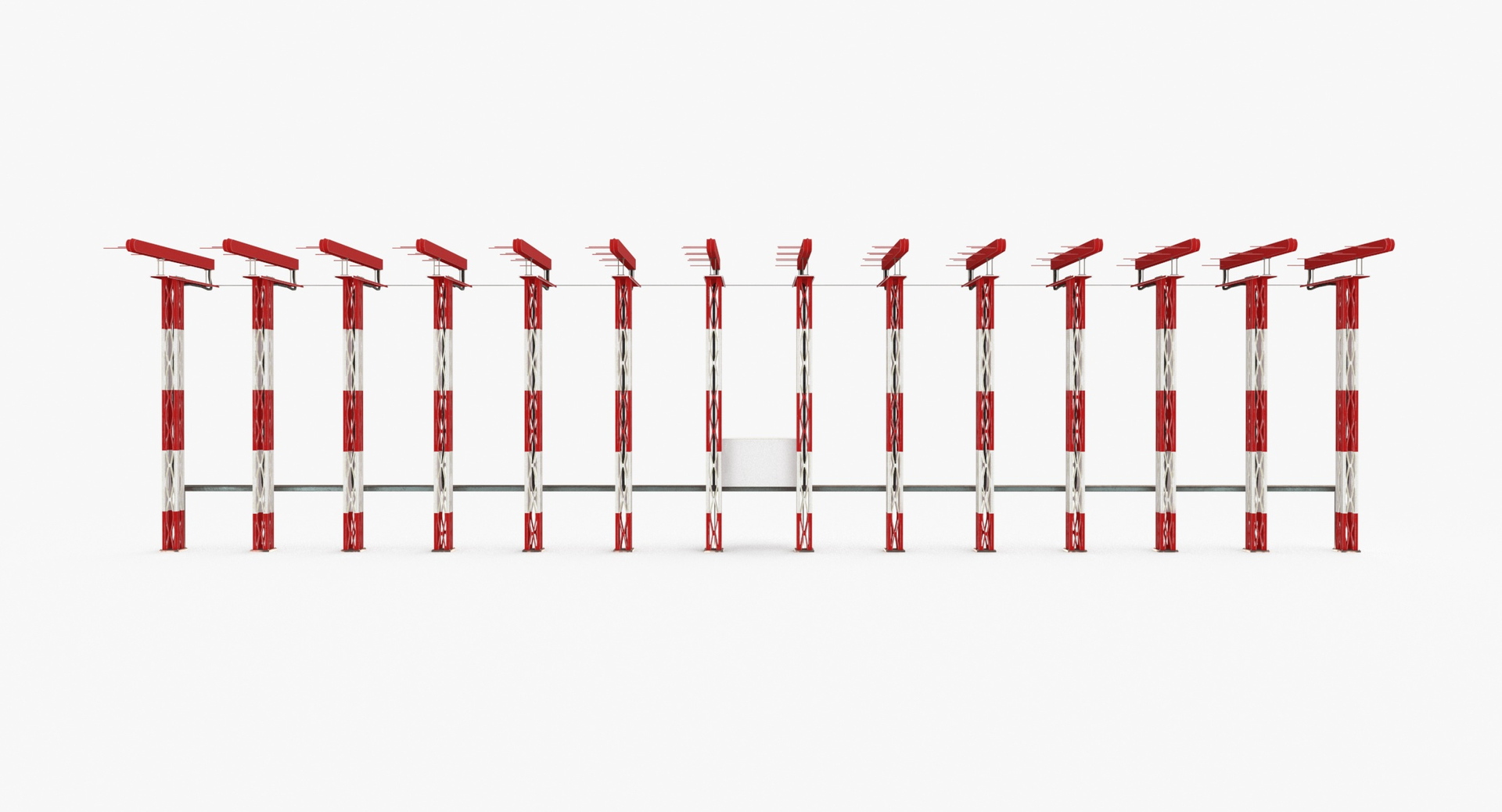 Instrument Landing System Mast Dirty 3D Model - TurboSquid 2079919