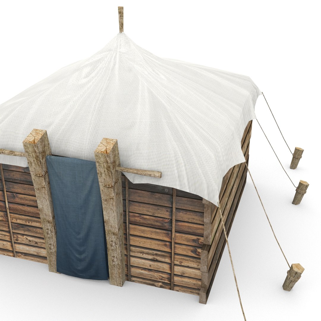 Medieval Hut Obj
