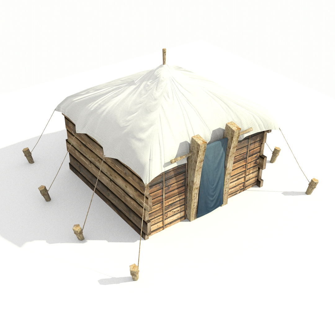 Medieval Hut Obj