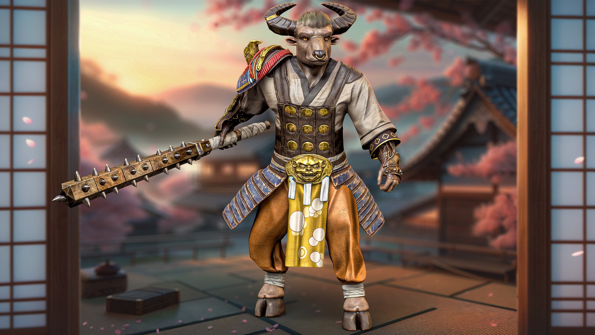 Bull Giro - Anthro Bushido Beasts - Macuahuitl Heroes - 37 3D Model ...