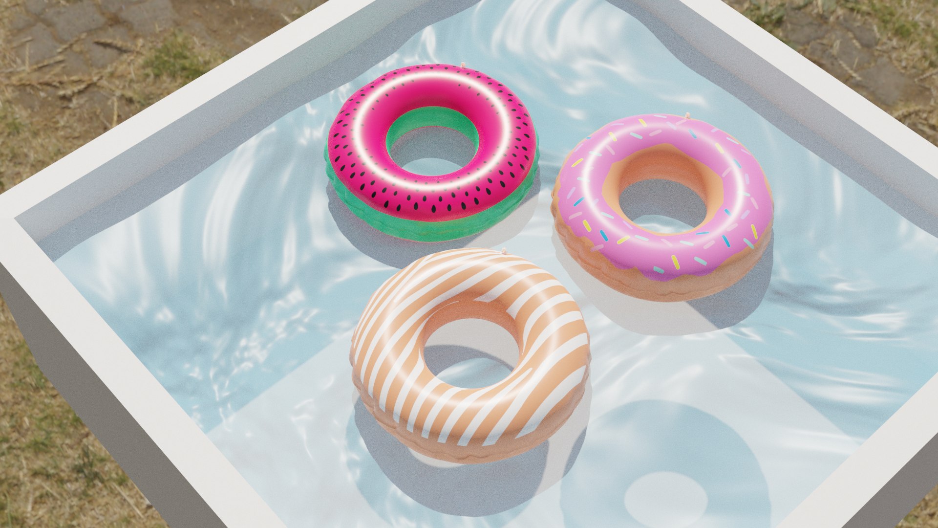 Tubes Summer 3D Model - TurboSquid 1603743