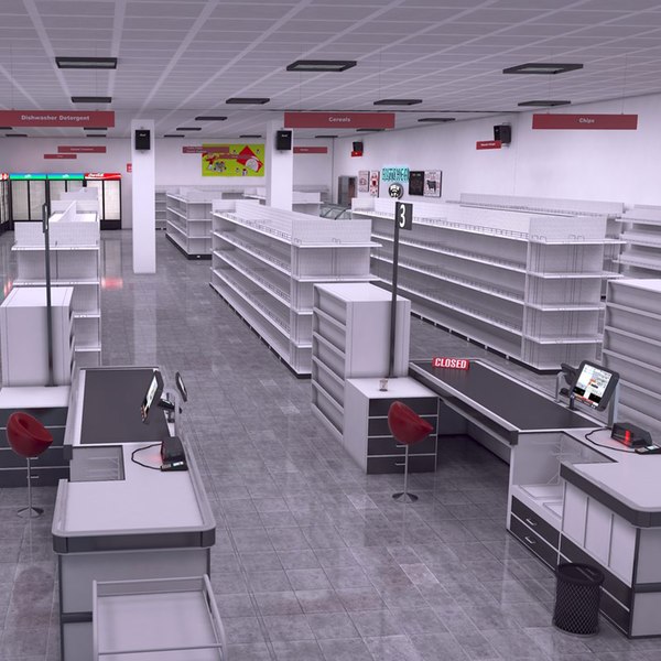 Store Interior 3D Models for Download | TurboSquid
