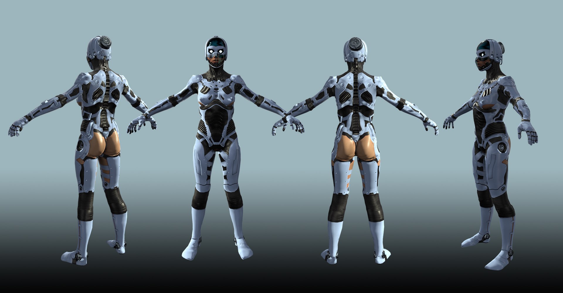 3D Robot Cyber - TurboSquid 1534363