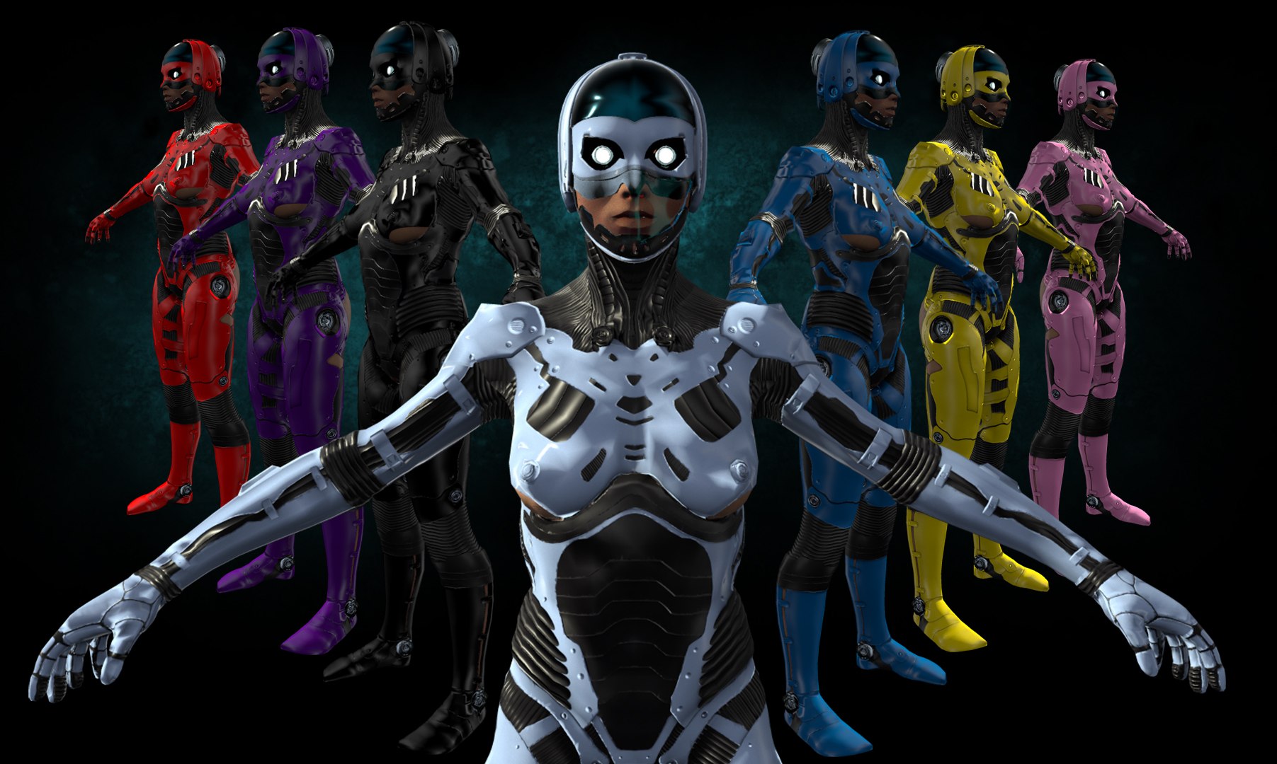 3D Robot Cyber - TurboSquid 1534363