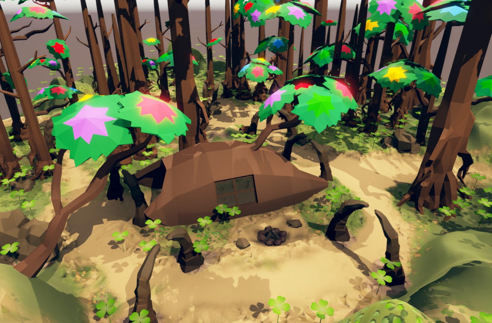 3D model fantasy phoenix forest - TurboSquid 1378568