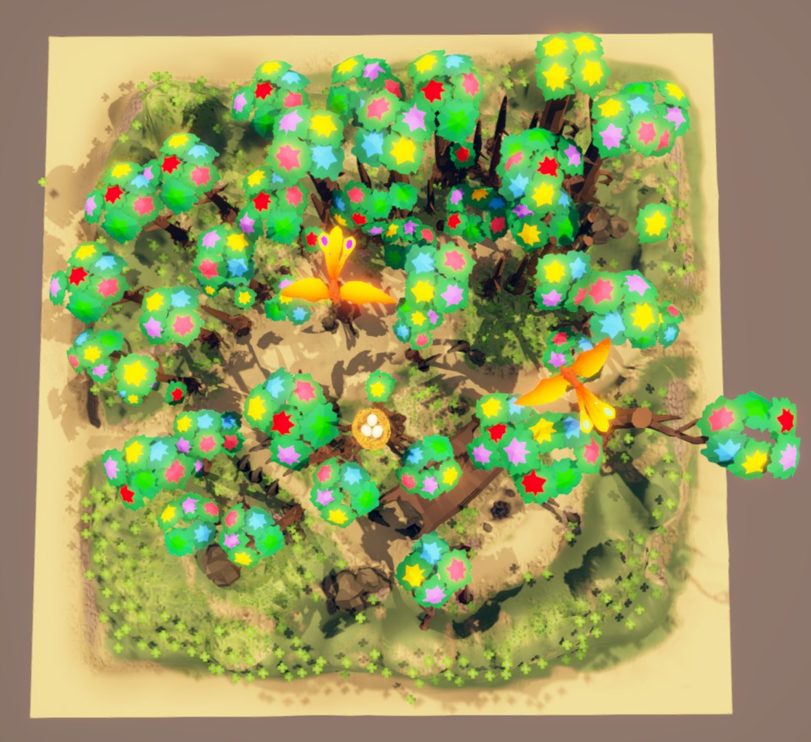 3D model fantasy phoenix forest - TurboSquid 1378568