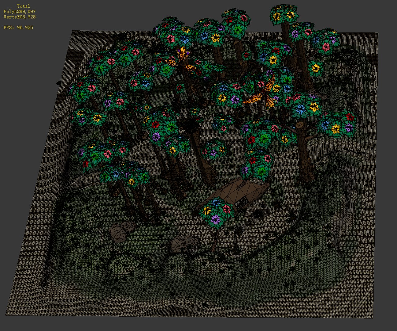 3D model fantasy phoenix forest - TurboSquid 1378568