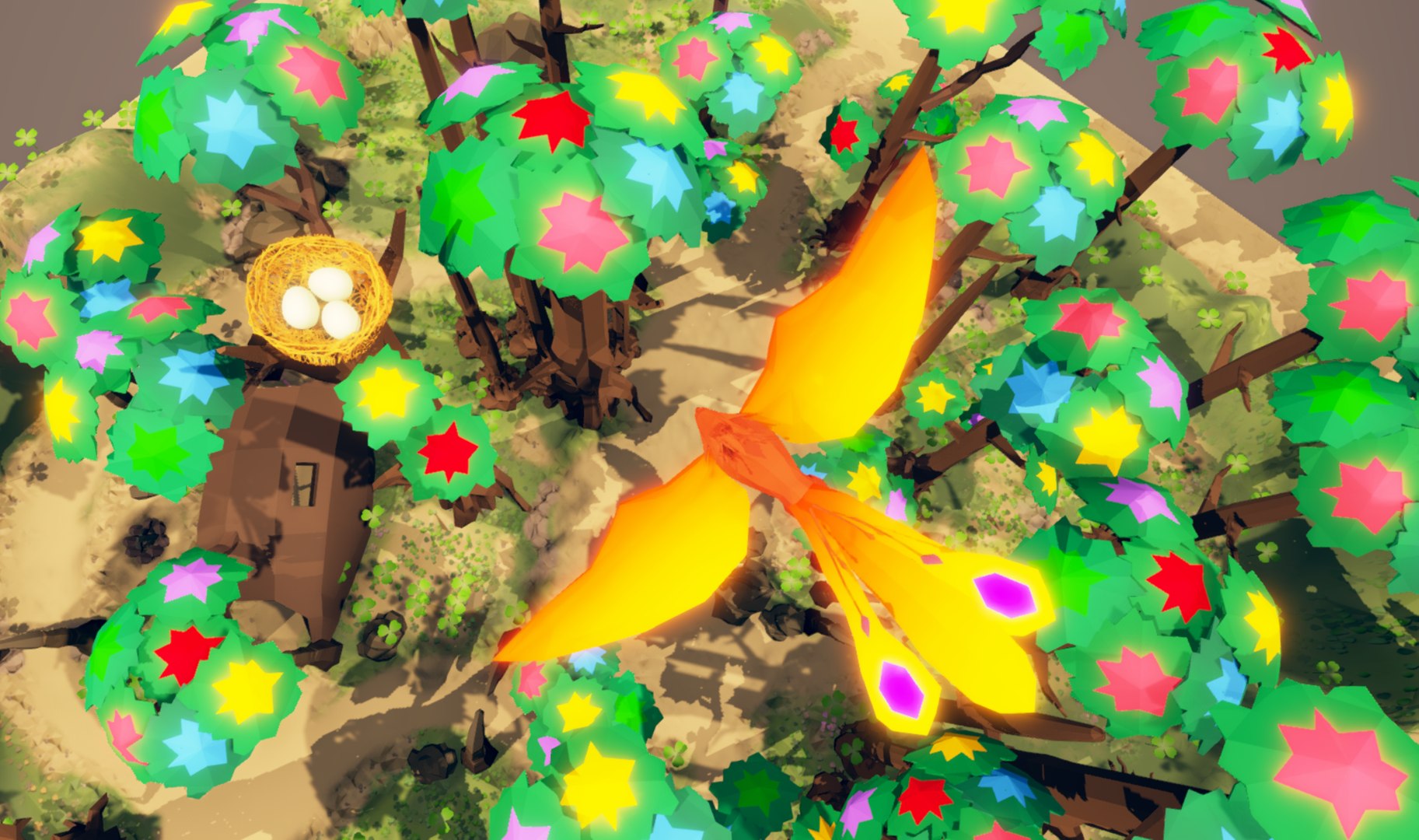 3D model fantasy phoenix forest - TurboSquid 1378568