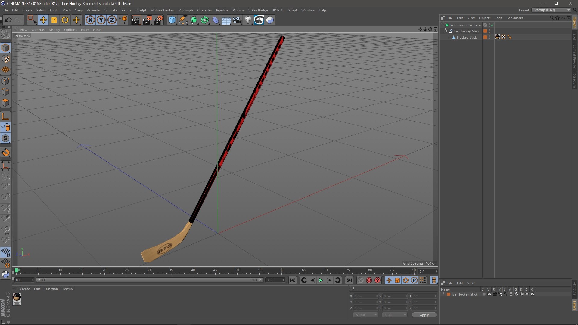 3D Ice Hockey Stick Model - TurboSquid 2202020