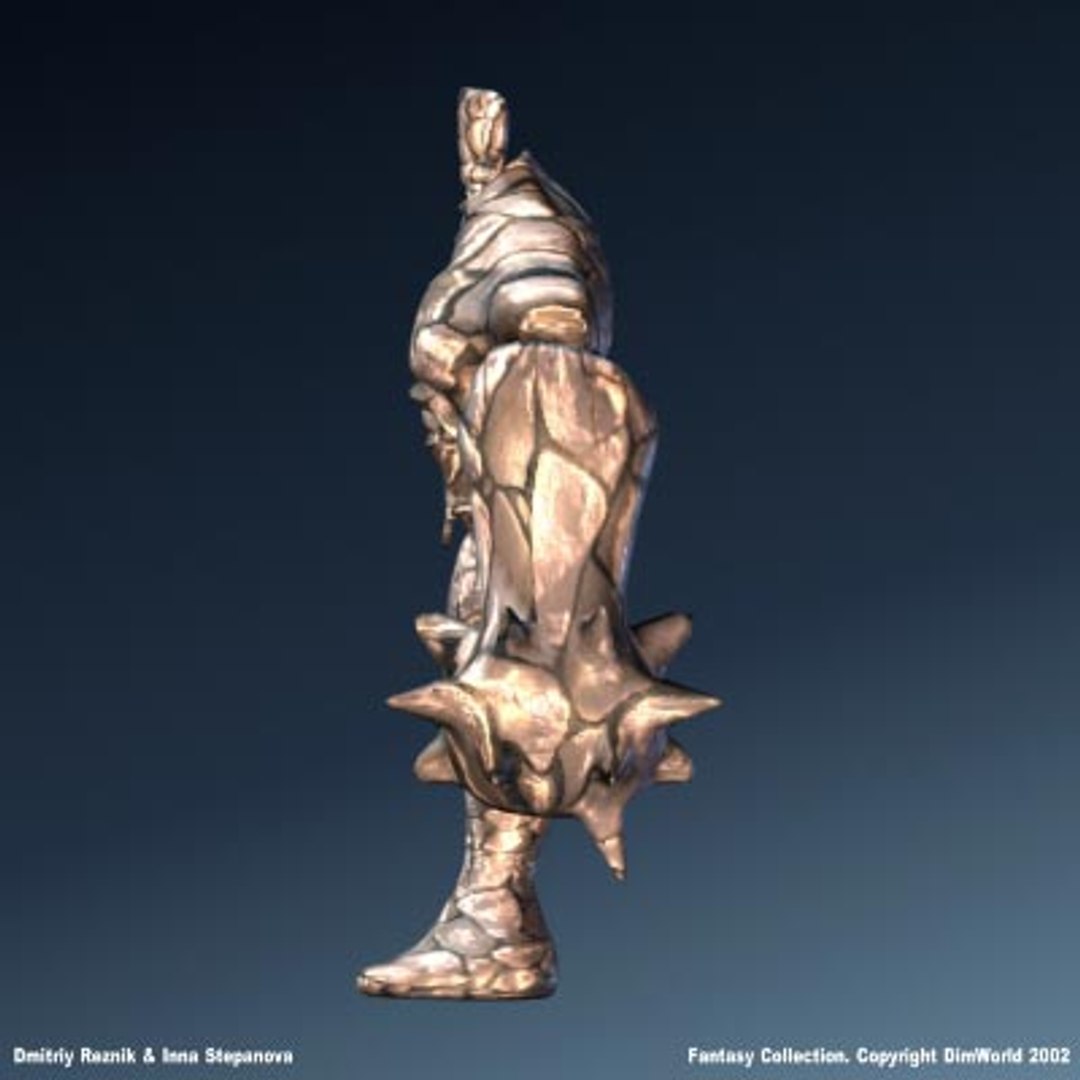 3d Fantasy Character Elemental Earth