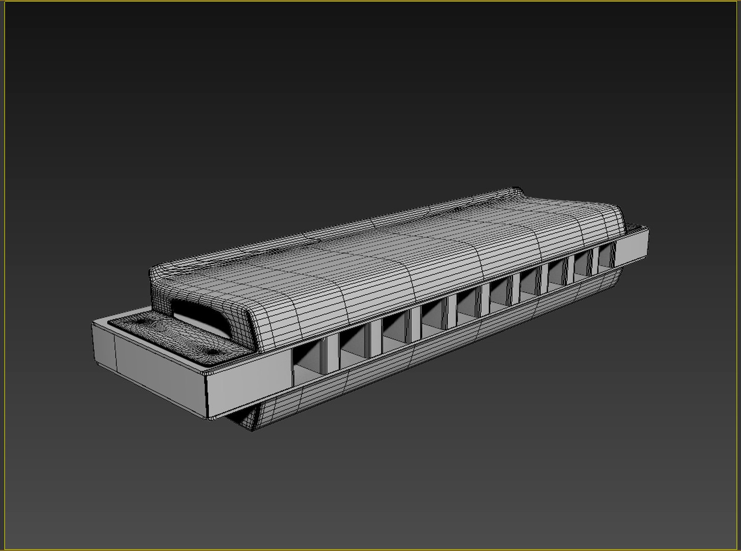 Harmonica 3D - TurboSquid 1263532