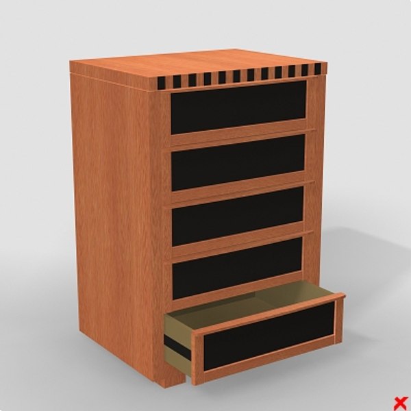 chest drawers 3d model