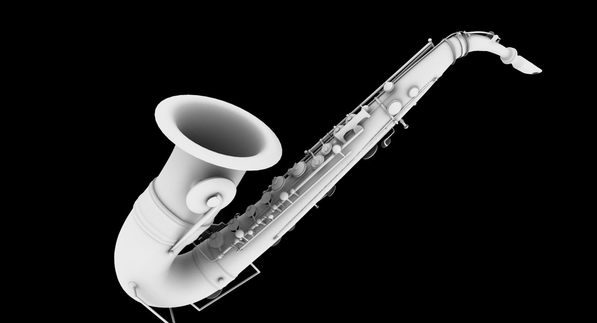 Saxophone 3D model - TurboSquid 1452247