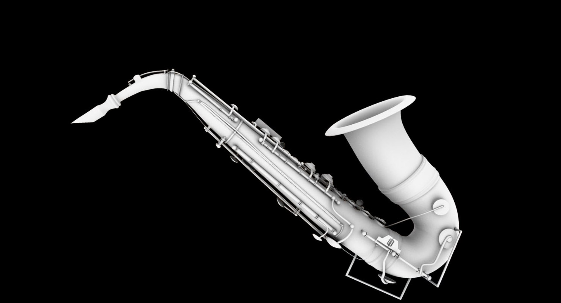 Saxophone 3D model - TurboSquid 1452247
