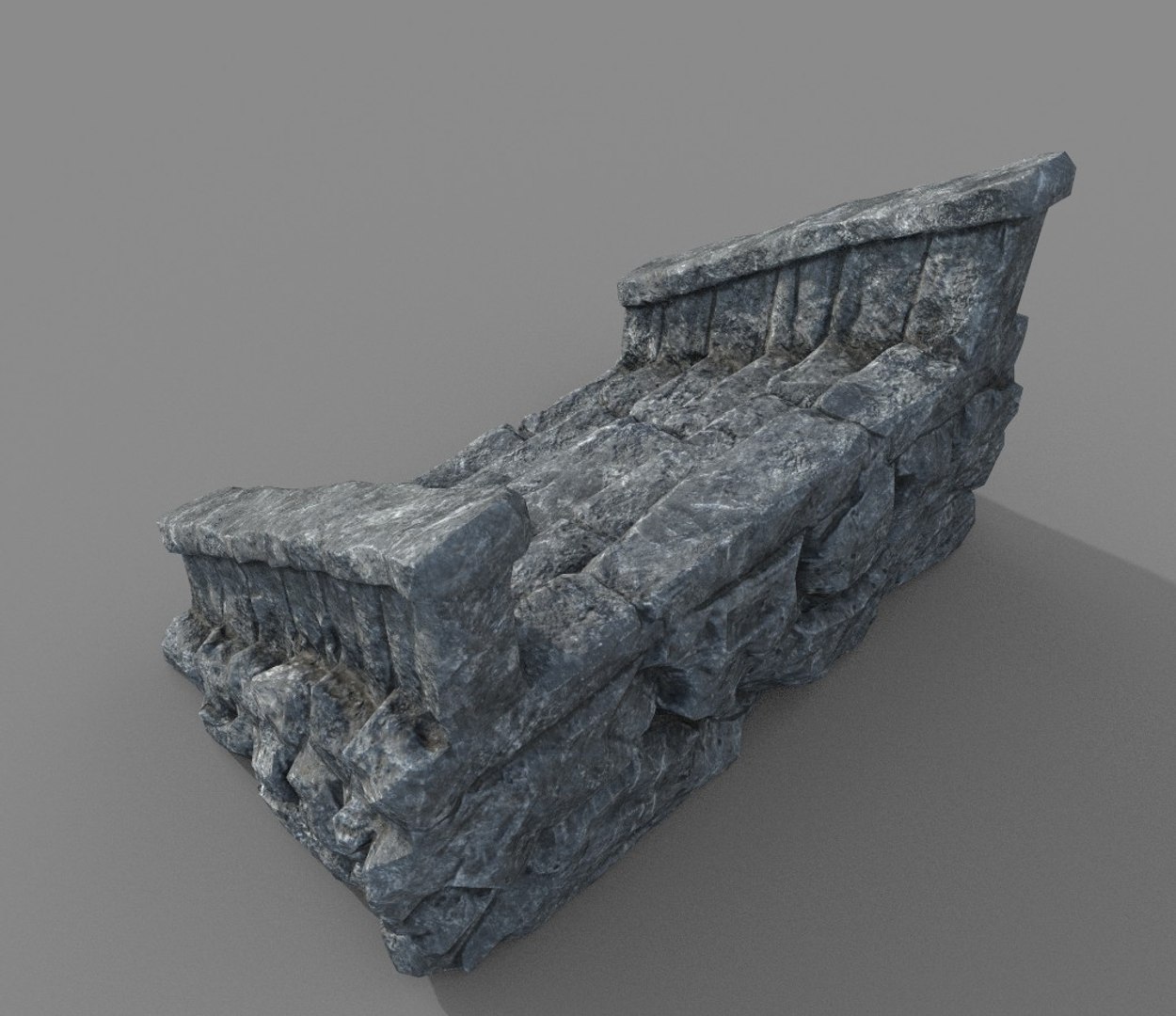 Rock Stairs2 3D model - TurboSquid 1748225