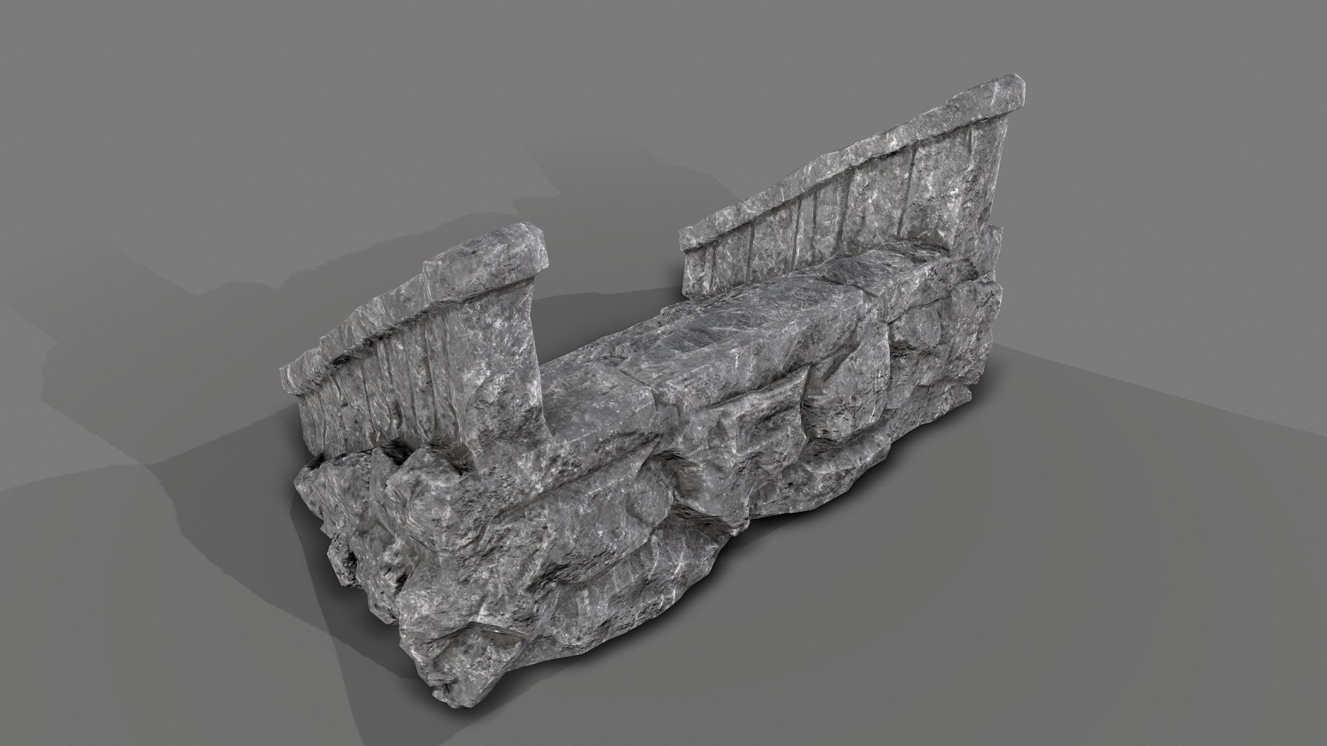 Rock Stairs2 3D model - TurboSquid 1748225