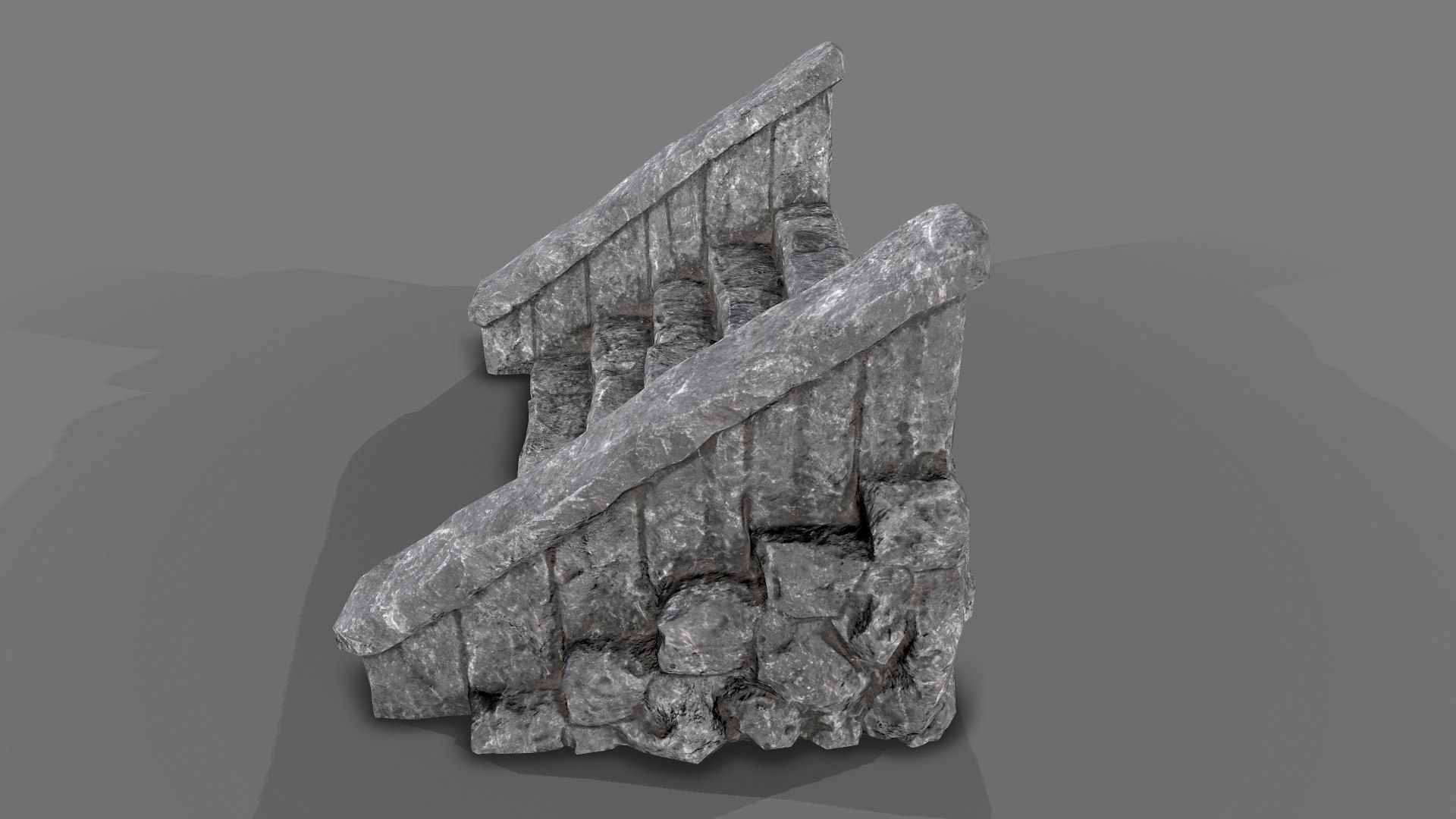Rock Stairs2 3D model - TurboSquid 1748225