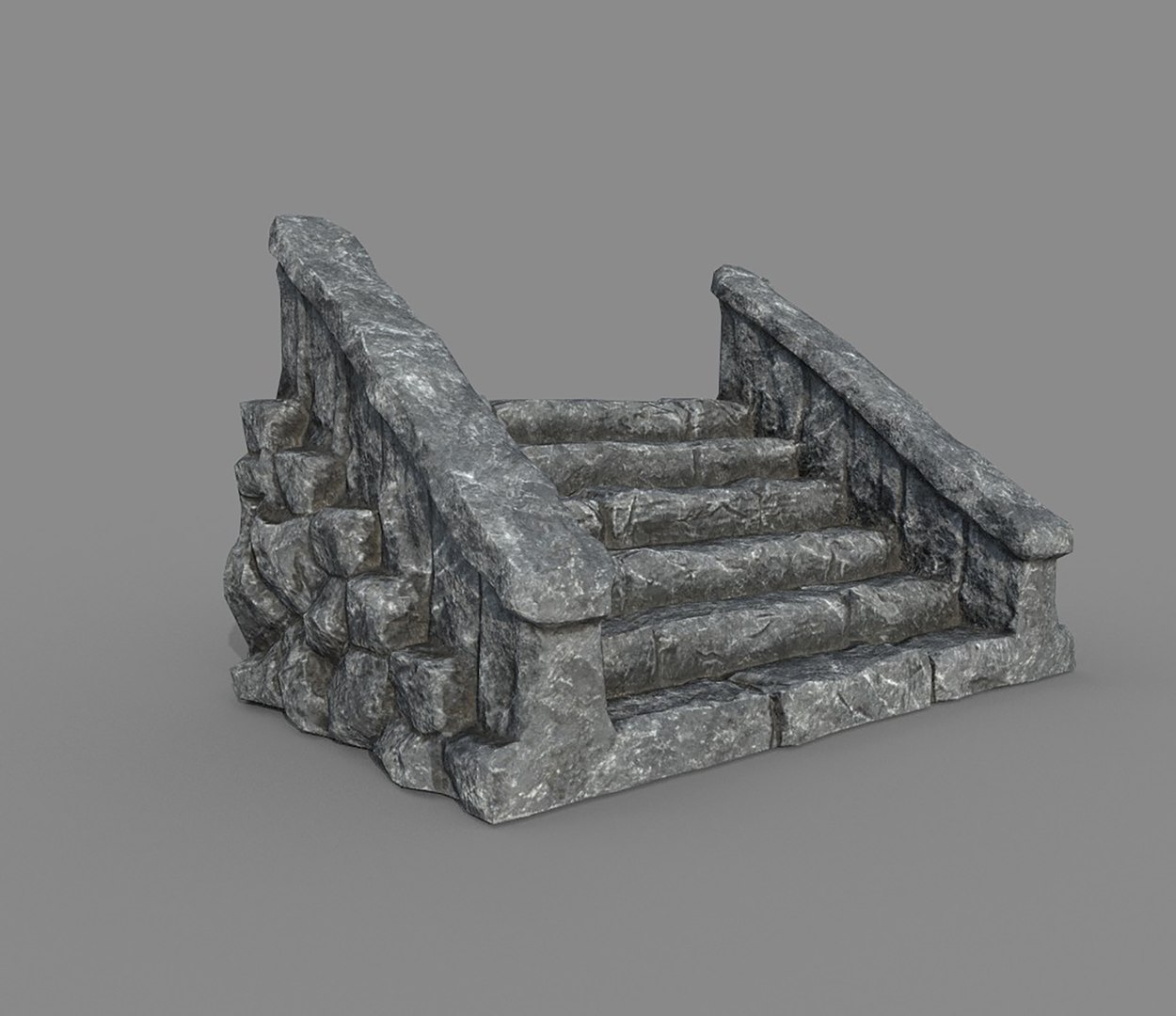 Rock Stairs2 3D model - TurboSquid 1748225