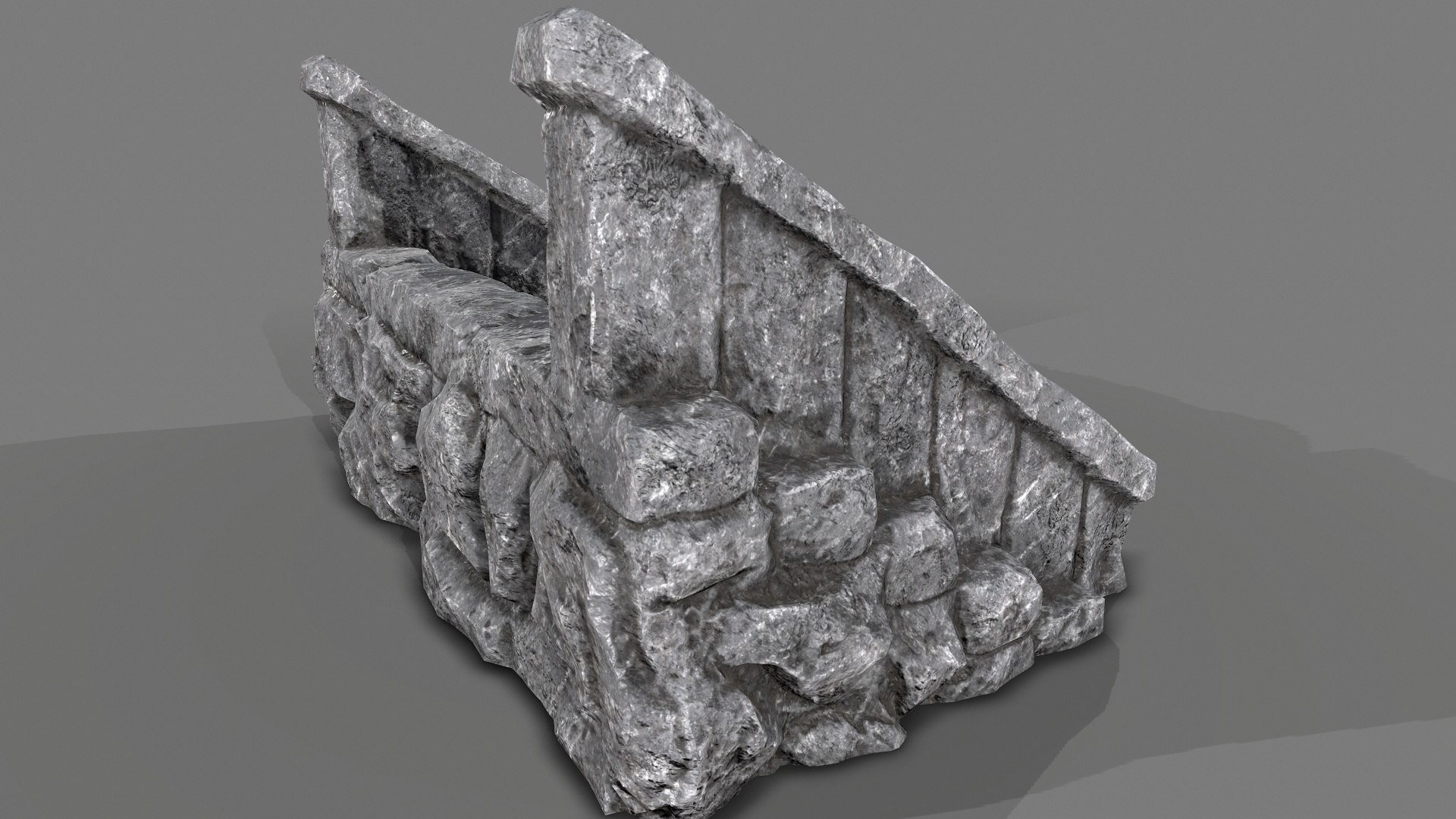 Rock Stairs2 3D model - TurboSquid 1748225