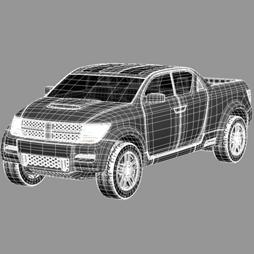 3d Model Dodge Rampage Concept