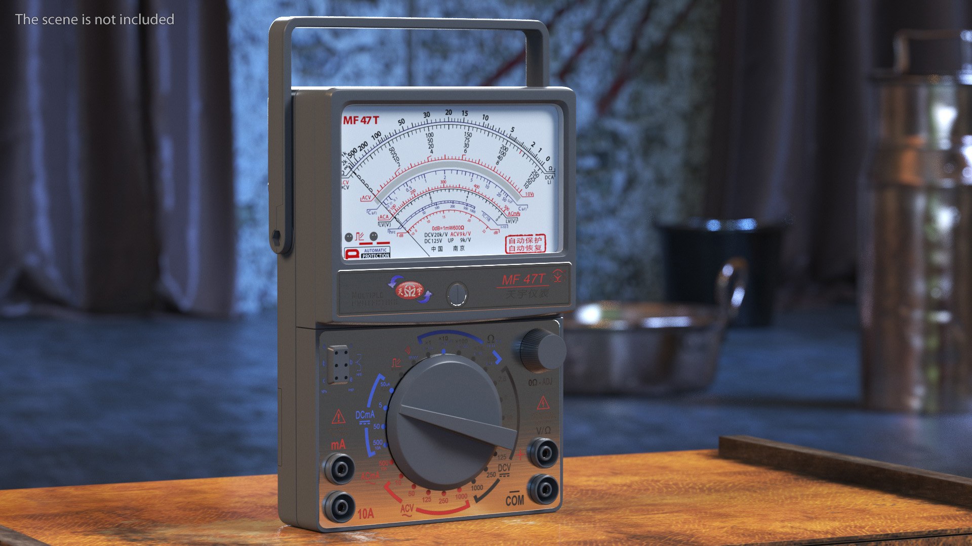 Portable Watt Meter 3D Model - TurboSquid 1985306