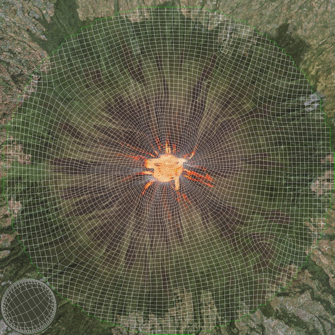 3D Volcano Lava V2 Model - TurboSquid 1403655