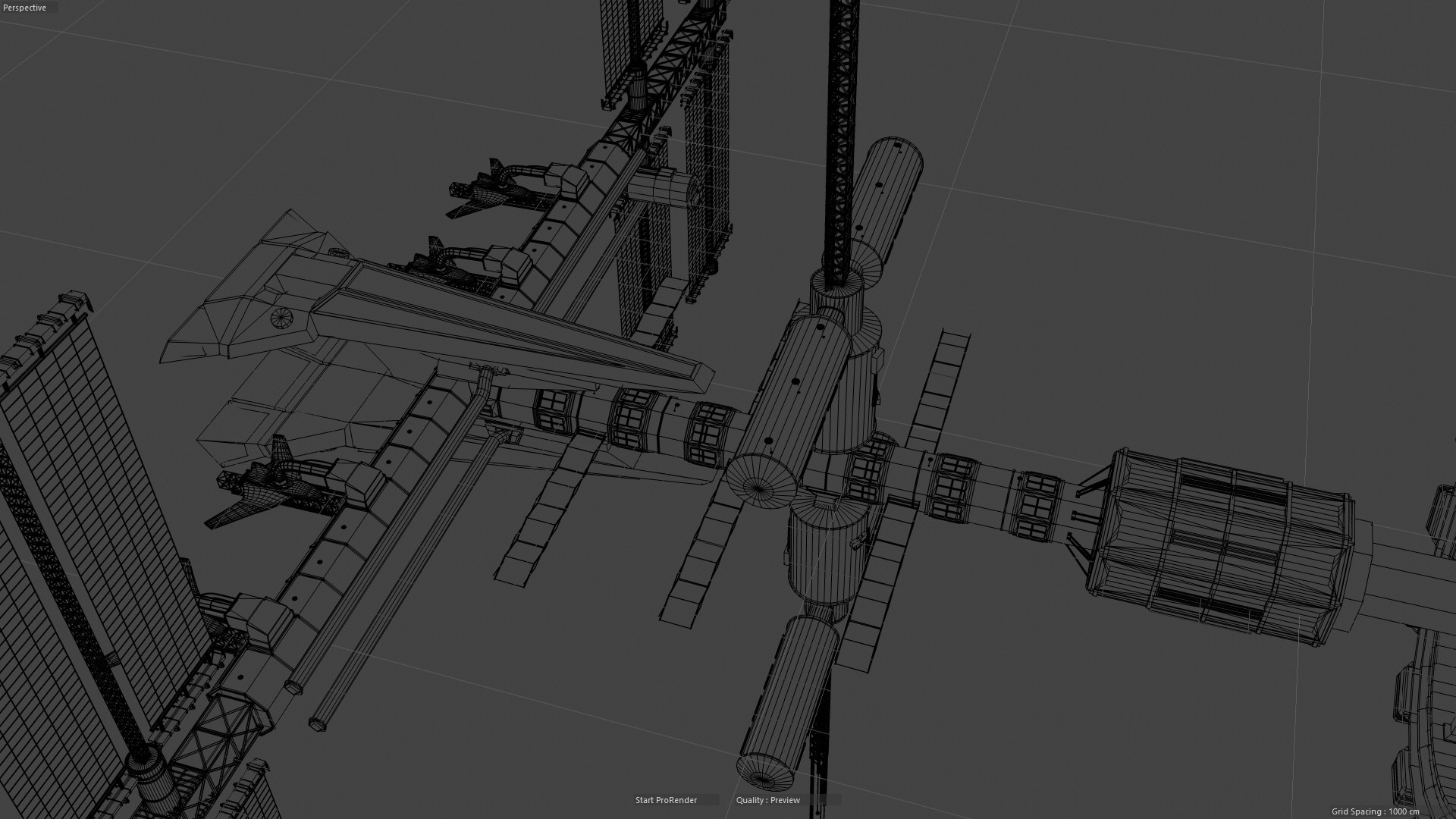 C4d Fictional Spaceship