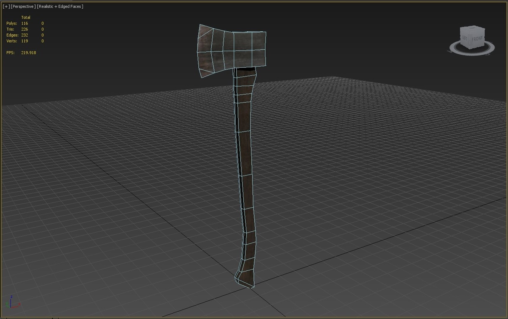 Axe Ready 3d Model