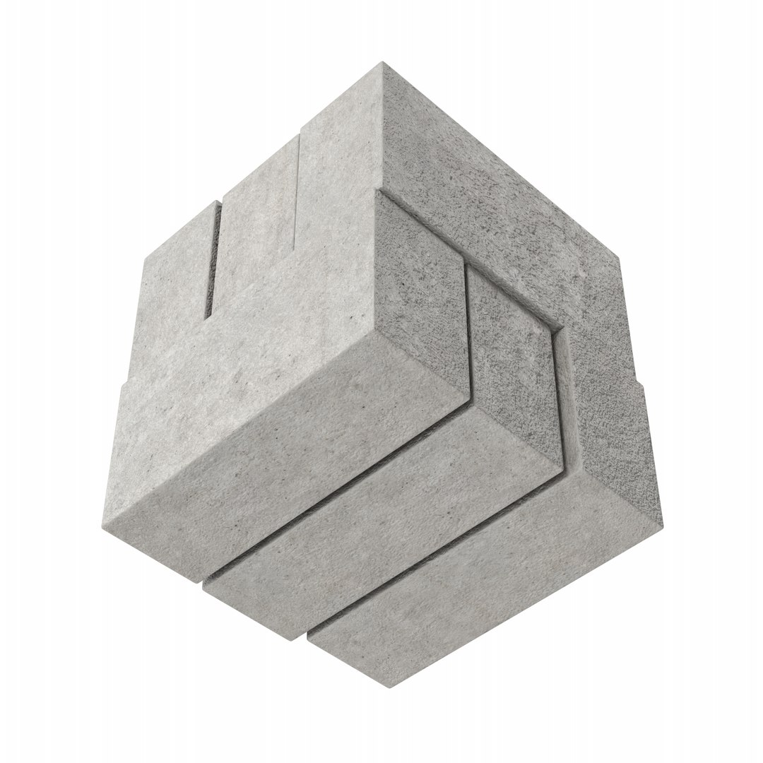 3D Concrete Blocks - TurboSquid 2140956