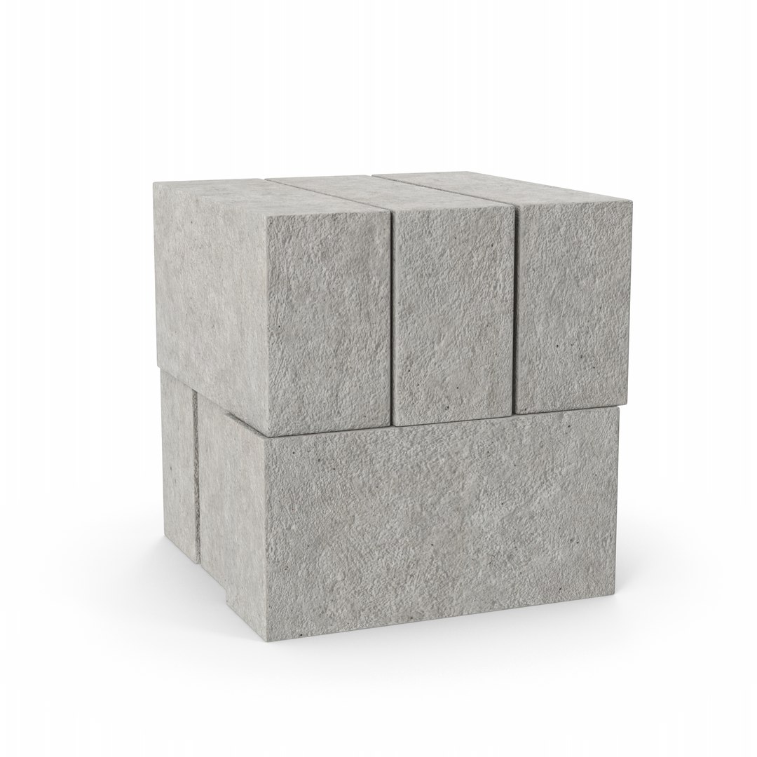 3D Concrete Blocks - TurboSquid 2140956