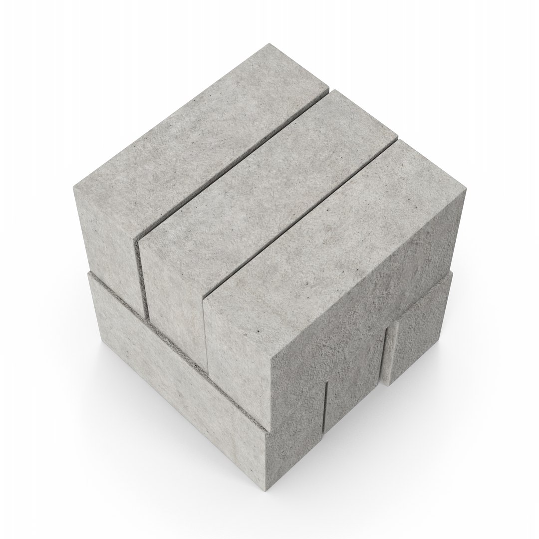3D Concrete Blocks - TurboSquid 2140956