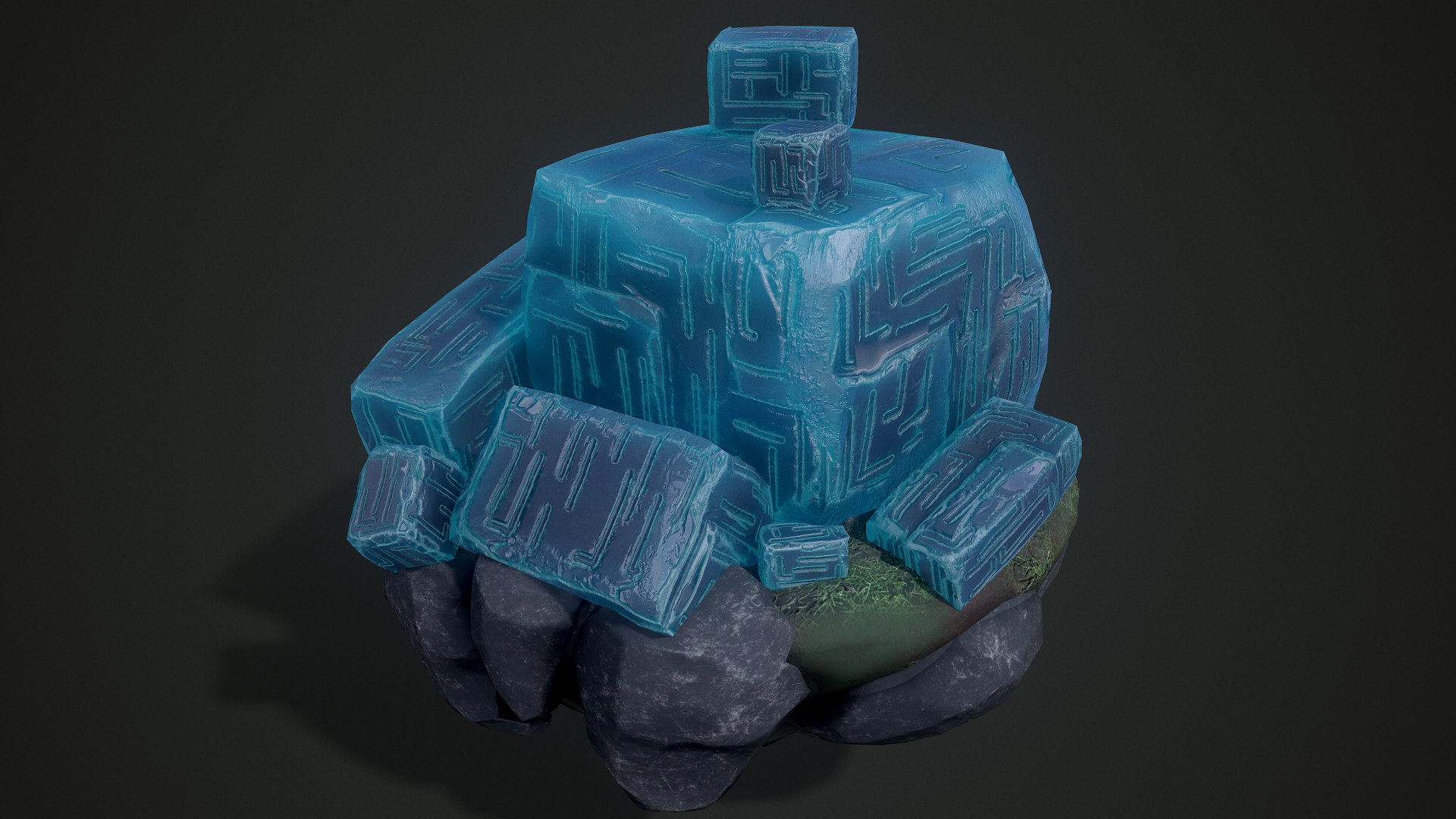 3D Realistic Crystal Runes Model - TurboSquid 1442725