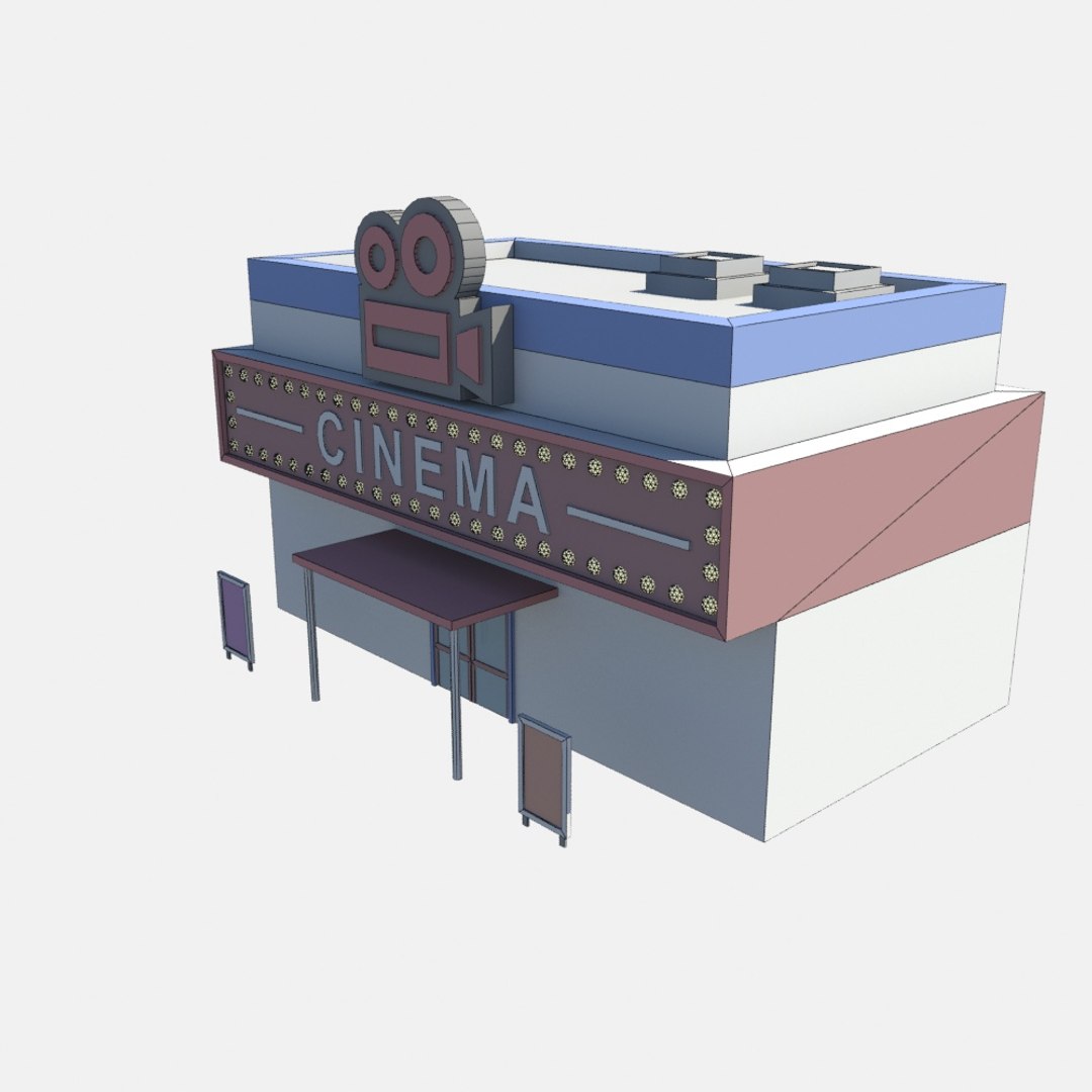 3d Build Cinema Model