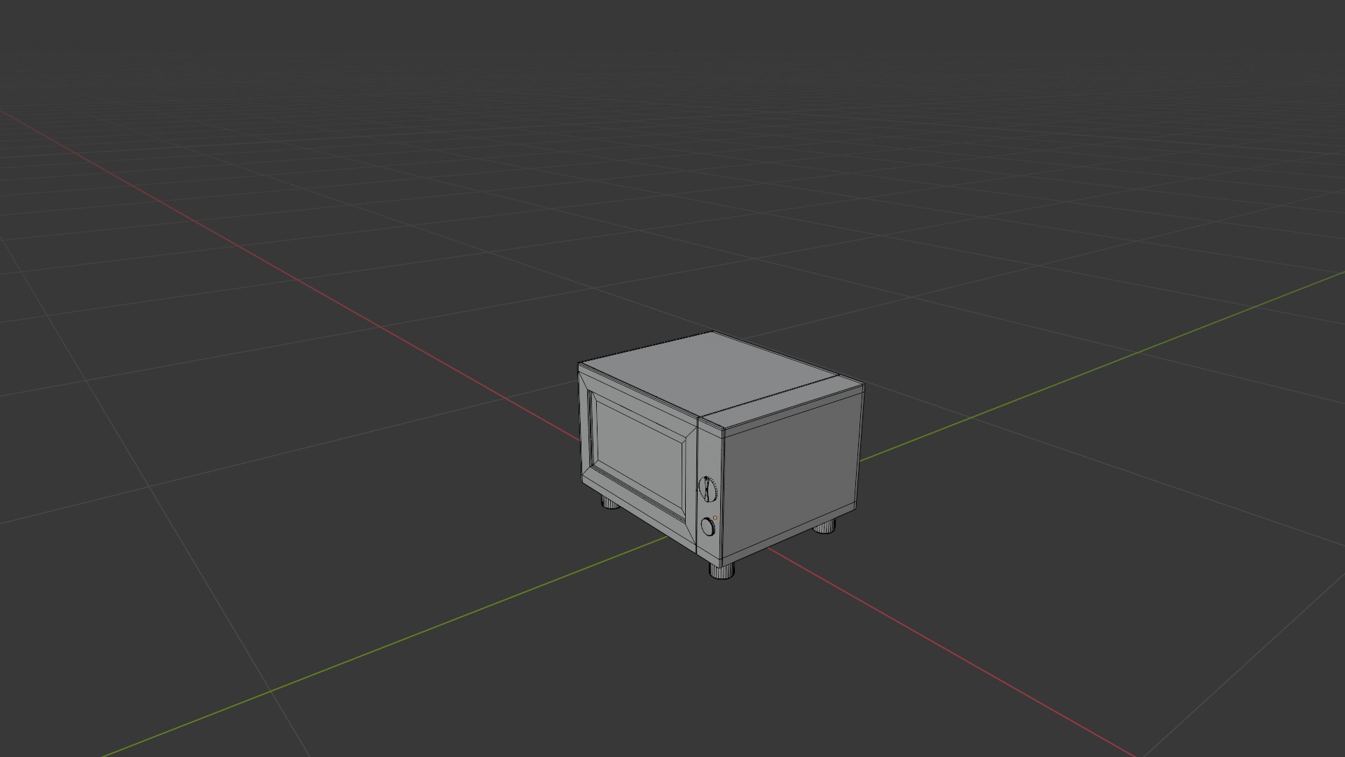 Free 3D Microwave Model With Detailed Controls And Interior ...