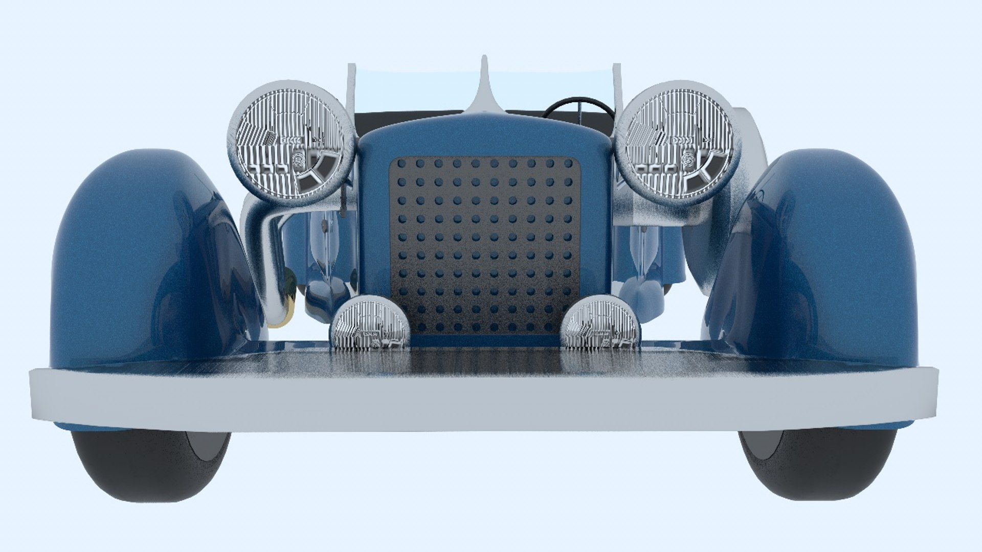 Classic Car Viking Speedster 3D Model - TurboSquid 1210695