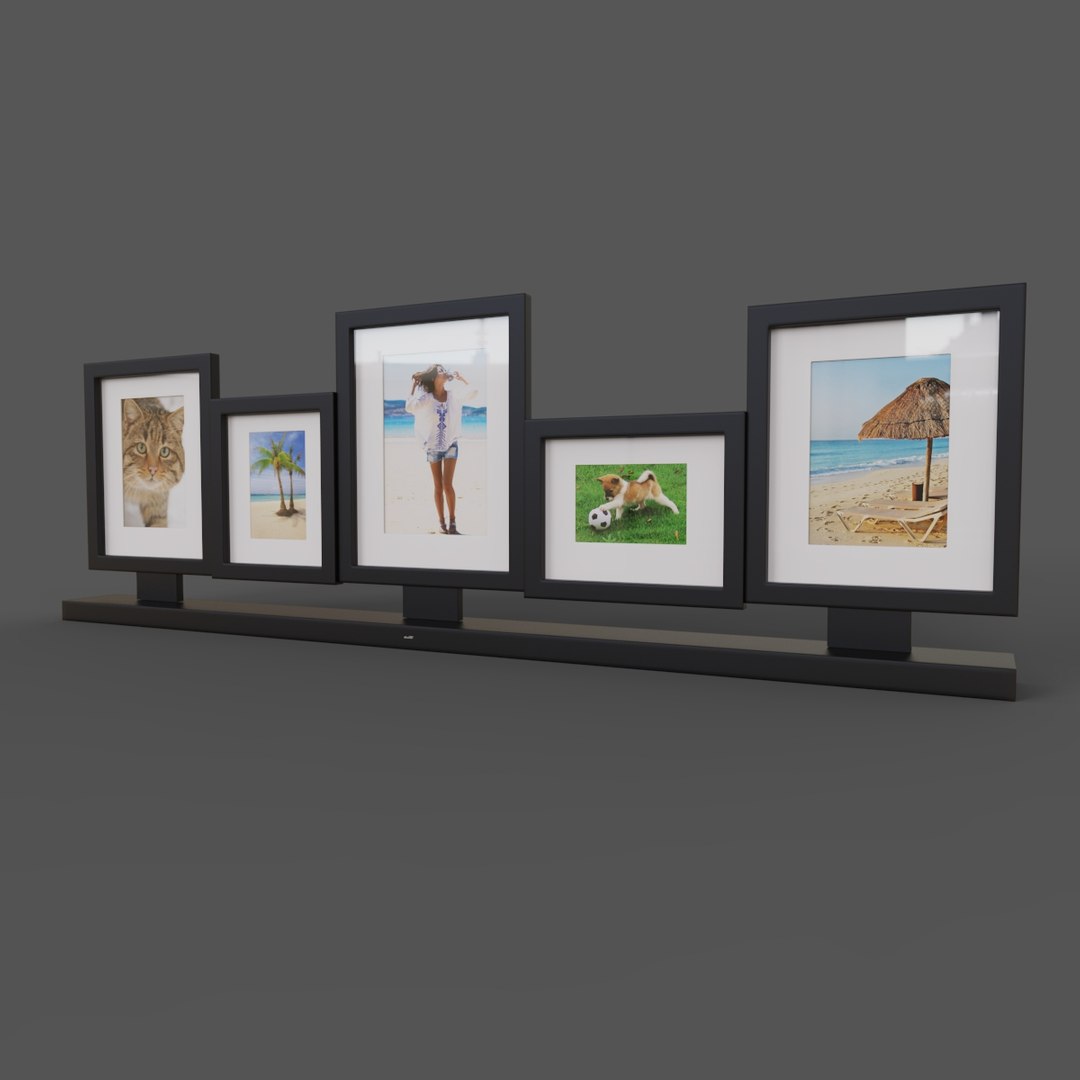Photoframe collage MORETTO 3D - TurboSquid 1745228
