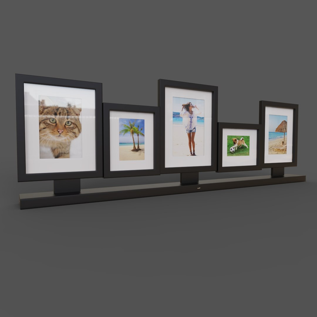 Photoframe collage MORETTO 3D - TurboSquid 1745228