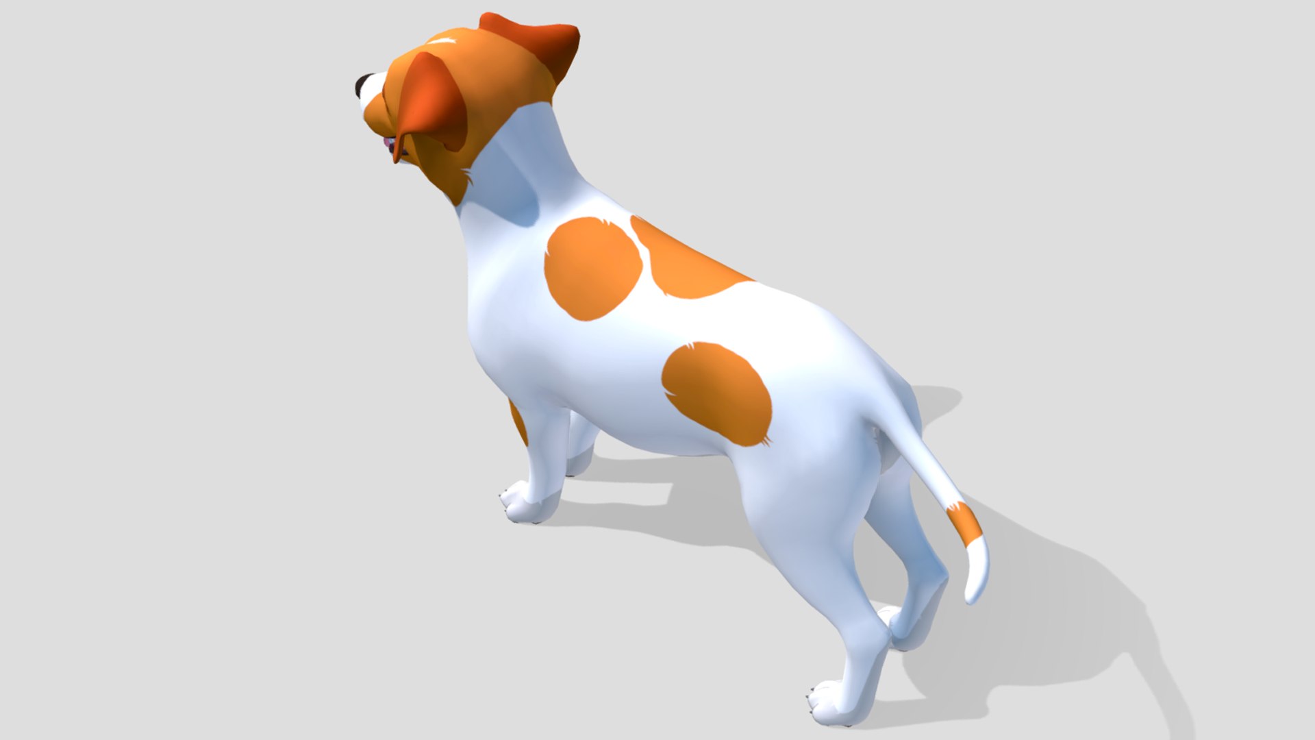 3D Model Cartoon Dog - Jack Russell Terrier - TurboSquid 2252825