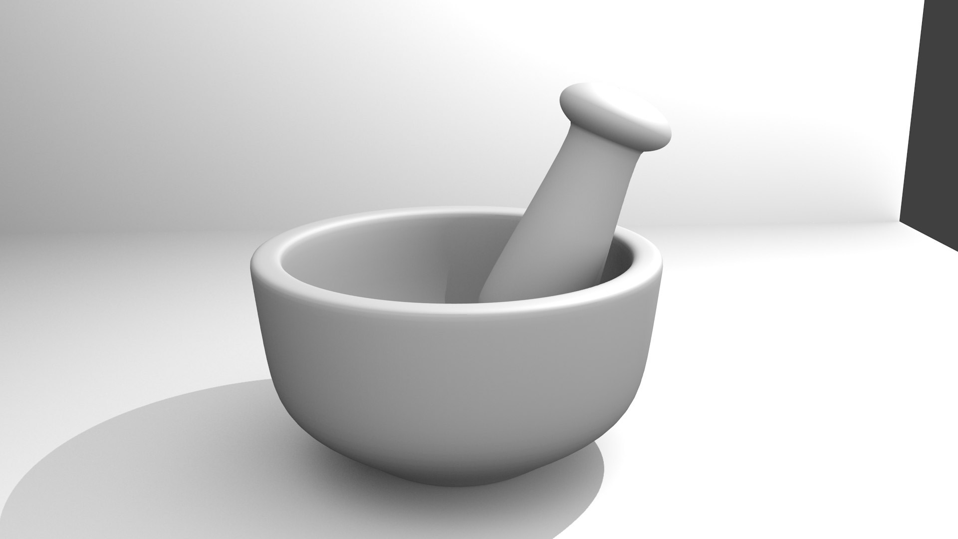 Ceramic Laboratory Mortar Pestle Model - TurboSquid 1494290