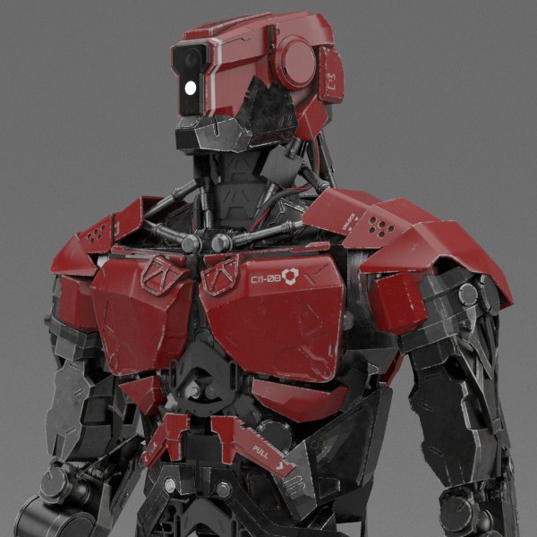 modelo 3d Polis Bot - TurboSquid 1003361